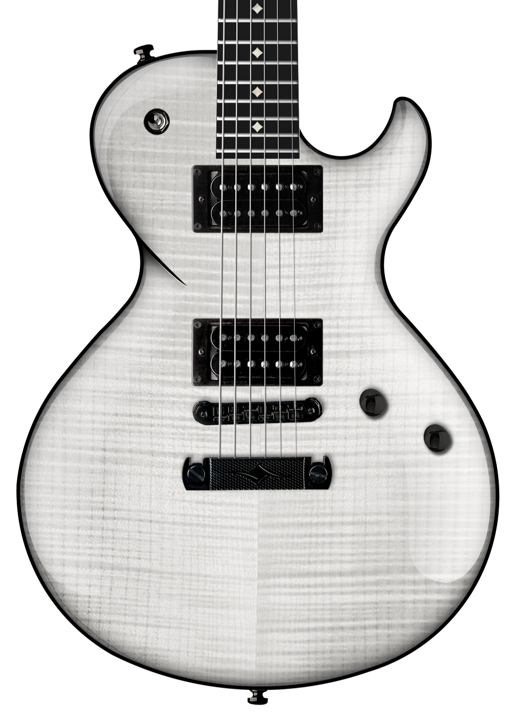 Diamond Guitars Bolero ST Plus Electric Guitar - Trans White