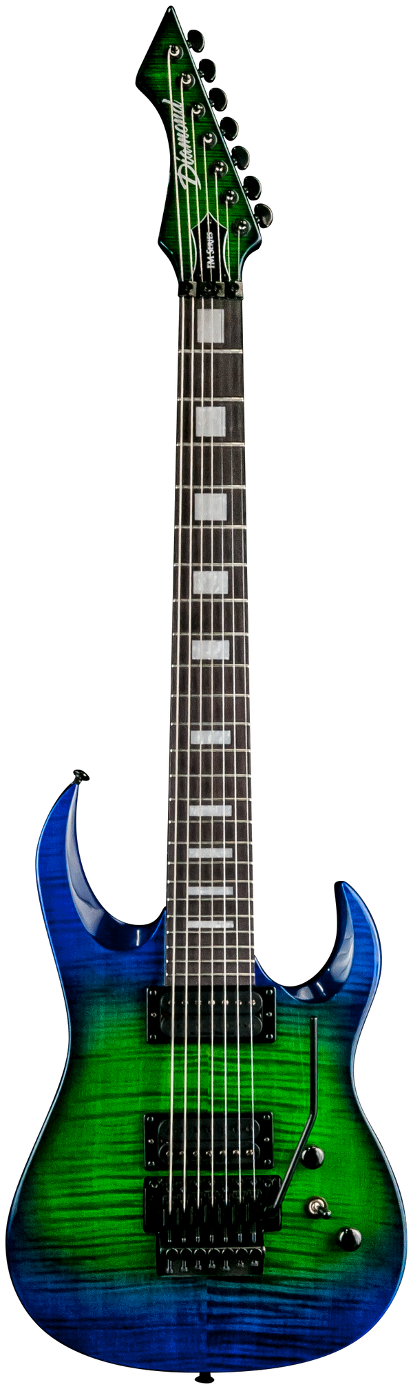 Diamond Guitars Halcyon FM FR 7-STRING Electric Guitar - Jade Iridium